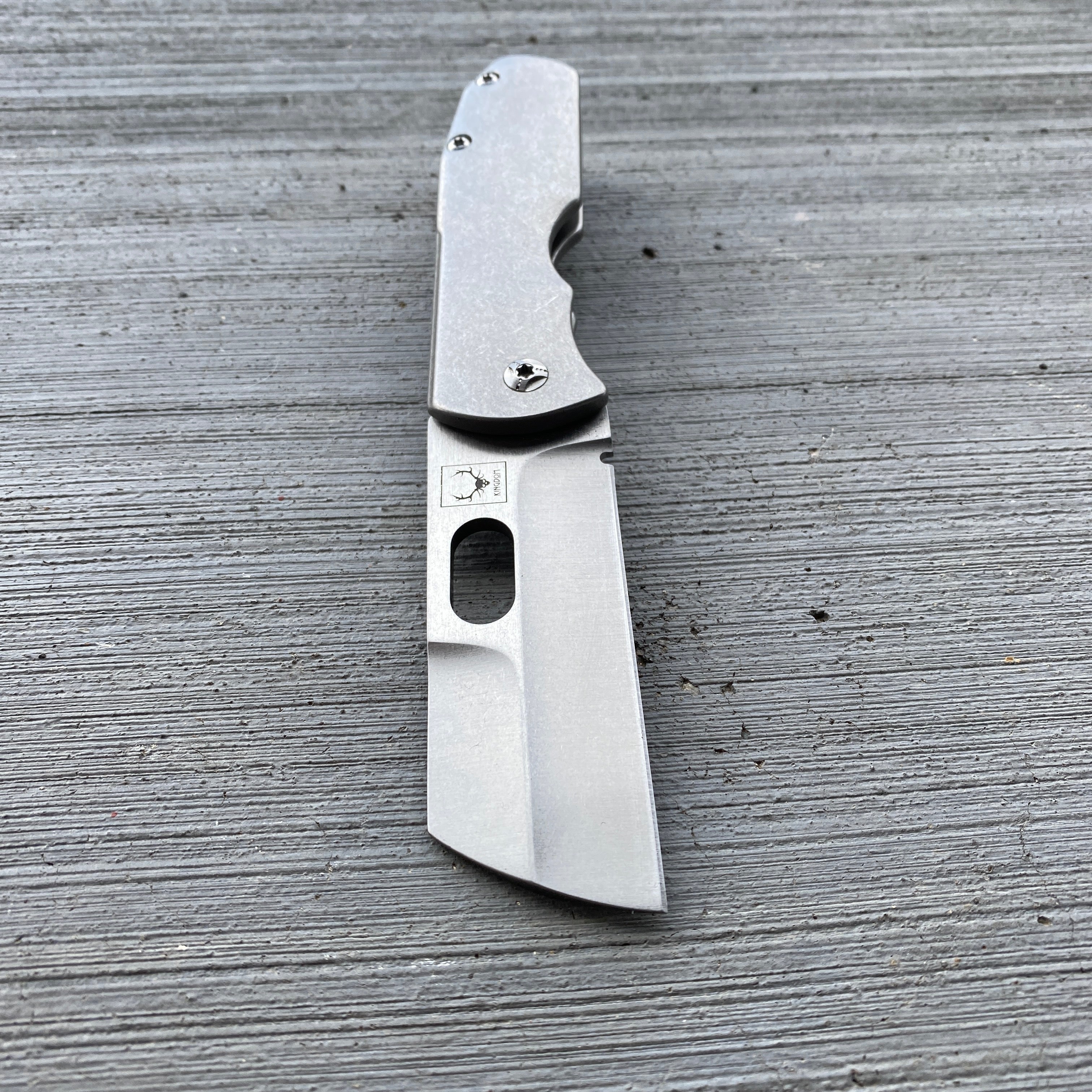 KA Bench Series Framelock Rook - Satin Finished – Kingdom Armory